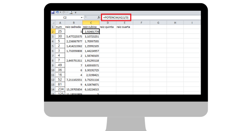 ¿Cómo sacar la raíz cuadrada en Excel? - Aprende a usar la raíz ...